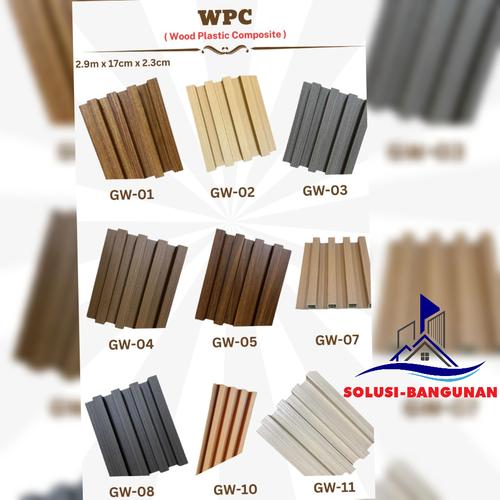 Jual Wpc panel 17cm x 2.3cm x 290cm / wood panel dinding / wall panel / wpc - Kab. Bekasi ...