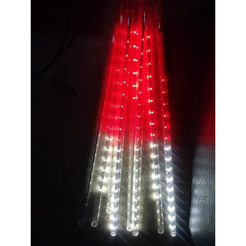 Jual Lampu Meteor LED 10 batang panjang - Merah Putih - Jakarta Pusat ...