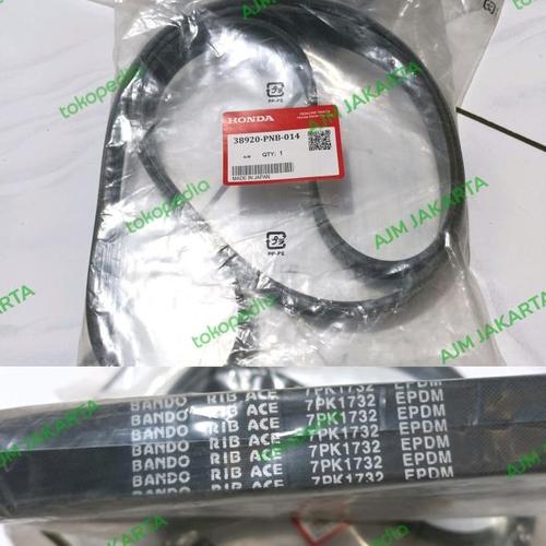 Jual Fan van belt tali kipas crv gen2 2002-2006 7pk 1732 Bando japan - Kab. Tangerang - V-Belt ...