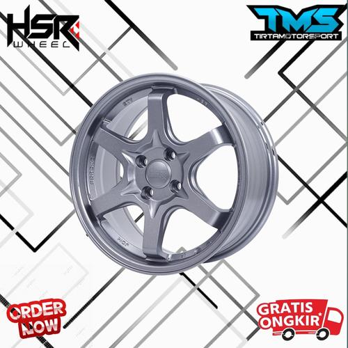 Jual Velg Mobil Palang 6 Ring 16 Warna Grey HSR STY Lebar 7 Rata Pcd 4 ...