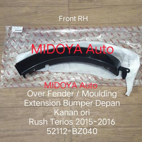 Jual Over Fender Moulding Extension Bumper Depan Rush 2015-2016 52112 ...