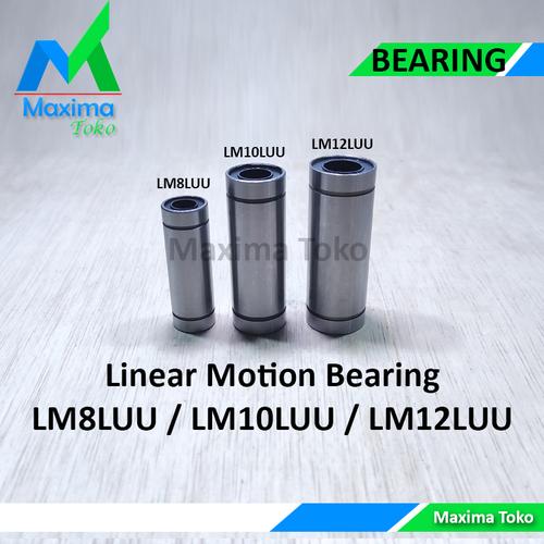 Jual Linear Motion Bearing LM8LUU LM10LUU LM12LUU Sliding Bushing ...
