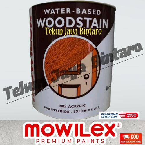 Jual Mowilex Woodstain Water based Ws 601 Olive Grey 1 Liter - 1 Liter ...