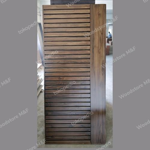 Jual Pintu jati solid model salur pintu minimalis simpel elegan - Kota ...