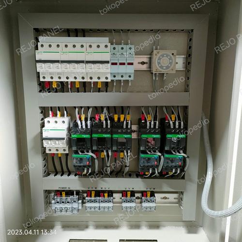 Jual panel pompa 3p star delta 5,5kw dan pompa 3,7kw - MCB 3p 32a ...
