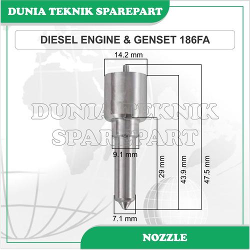 Jual NOZZLE / NOKSEL / NOZEL / NOSEL AIR COOLED DIESEL ENGINE-GENSET ...