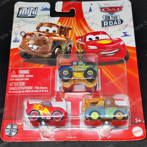 Jual Mattel Mini Racers Cars On The ROAD TRIP LIGHTNING MCQUEEN IVY ...