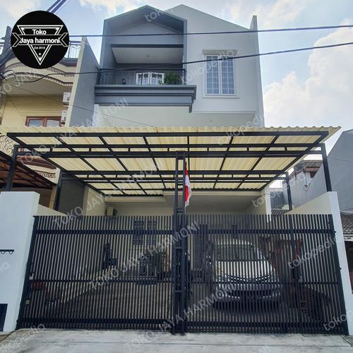 Jual Kanopi Atap Alderon Semi Transparan / Canopy Alderon Minimalis ...