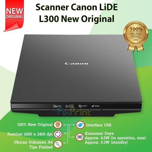 Jual Scanner A4 Canon Pixma LiDE 300 Scanner A4 LiDe300 Garansi Resmi ...