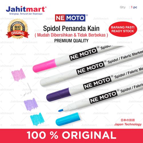 Jual SPIDOL PENANDA KAIN / WATER ERASABLE PEN / FABRIC MARKER - PUTIH ...