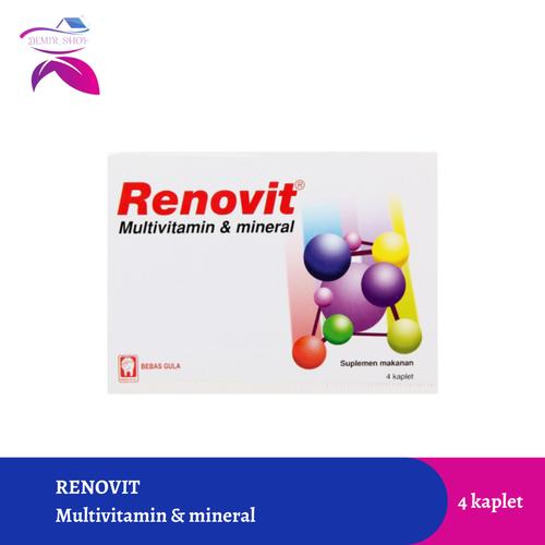 Jual Renovit Strip 4 Kaplet / Multivitamin & Mineral - Kota Tangerang ...
