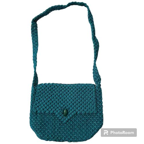 Jual Tas Rajut Pantai Warna Hijau Tosca Tali Panjang - Kota Tangerang ...
