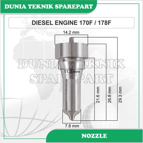 Jual NOZZLE / NOKSEL / NOZEL / NOSEL AIR COOLED DIESEL ENGINE 170F 178F ...