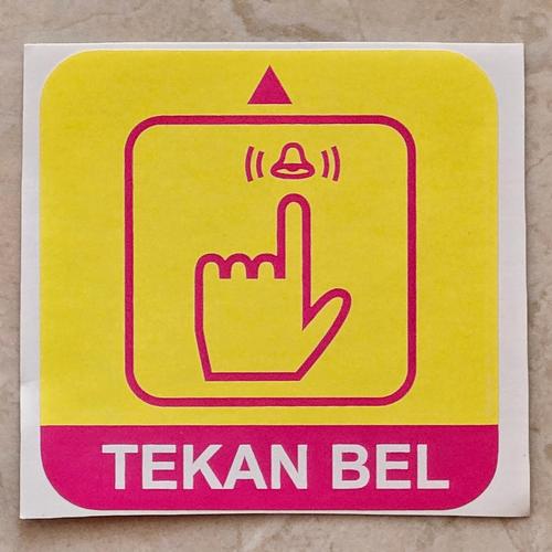 Jual Sticker Door Bell Stiker Bel Pintu - Jakarta Barat - 7711 | Tokopedia