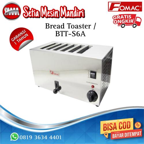 Jual Bread Toaster Mesin Pemanggang Roti Tawar 6 Slice BTT-S6A FOMAC ...