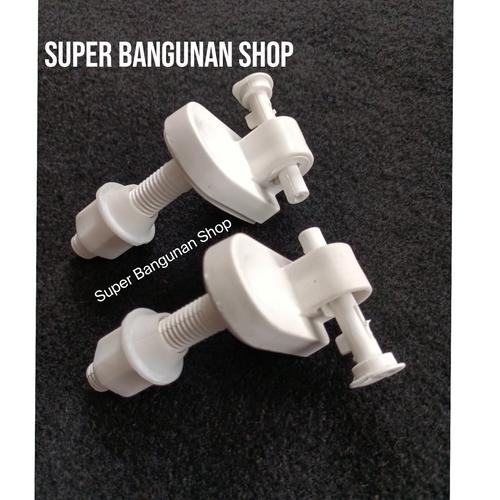 Jual Baut engsel tutup closet duduk model Toto pvc - Kota Tangerang ...