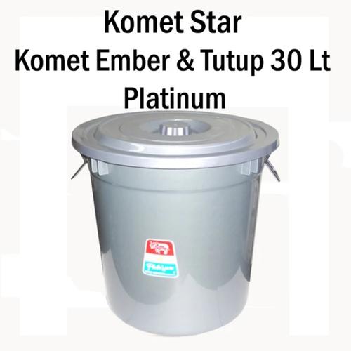 Jual Ember plastik 30 liter komet star silver/ Ember 30 liter ( Gojek ...