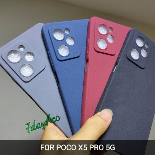 Jual CASE POCO X5 PRO / X5PRO SOFTCASE SANDSTONE SILIKON CASING ANTI ...