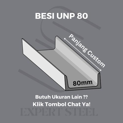 Jual BESI UNP 80 x 0,50M (27kg) - Kota Tangerang - expert steel | Tokopedia