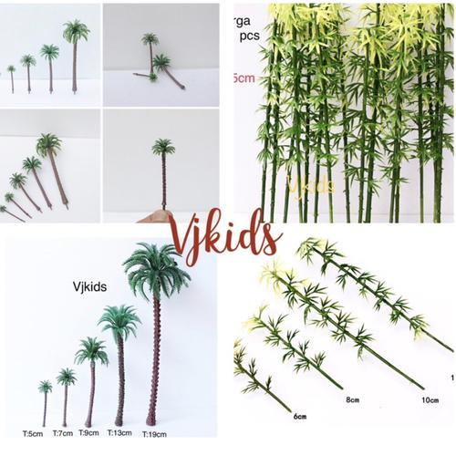 Jual miniatur pohon palem, pohon bambu untuk maket, diorama, art n ...