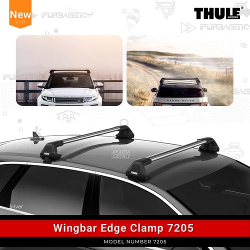 Jual Cross bar Set Thule Wingbar Edge Clamp 7205 - Silver - Jakarta ...
