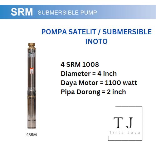 Jual Pompa Satelit INOTO 4 SRM 1008 1 1/2 HP 2" Pompa Celup Submersibe ...