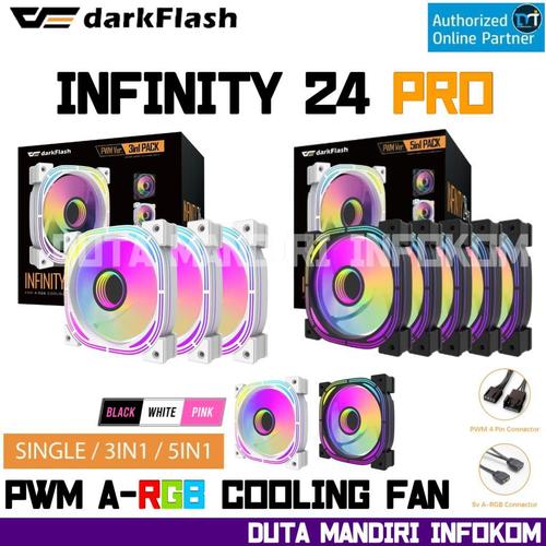 Jual DarkFlash INFINITY 24 PRO ARGB - 120mm PWM Cooling Fan I INF 24 ...