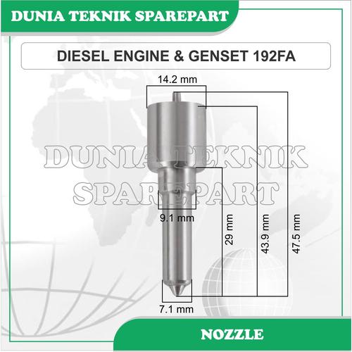 Jual NOZZLE / NOKSEL / NOZEL / NOSEL AIR COOLED DIESEL ENGINE-GENSET ...