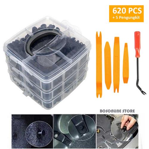 Jual Set Baut Rivet Mobil Universal Klip Kancing Plastik Panel Pintu ...