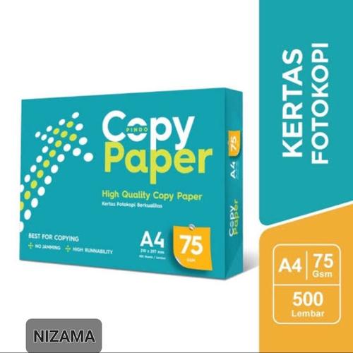Jual Kertas copy A4 75 gsm kertas foto copy kertas HVS 75 gr Copy Paper ...