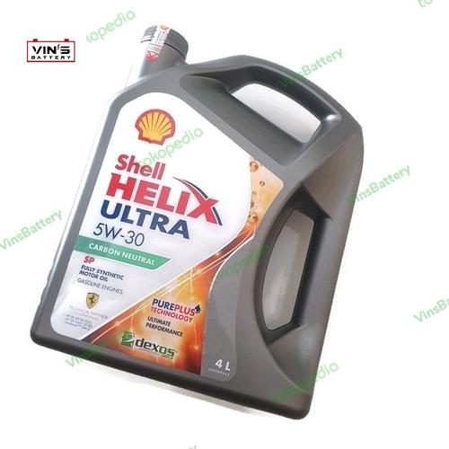 Jual Oli Shell Helix Ultra 5W-30 4 Liter Carbon Neutral/Kemasan Baru ...