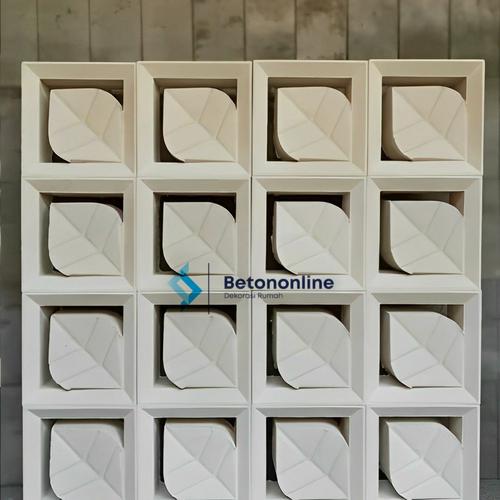 Jual Roster beton minimalis motif daun /betononline/terasrumah/bandung ...