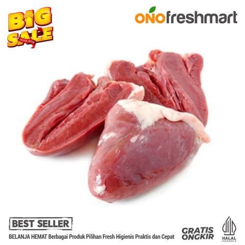 Jual Jantung Sapi Segar Halal / Beef Heart - 500gr - Jakarta Selatan ...
