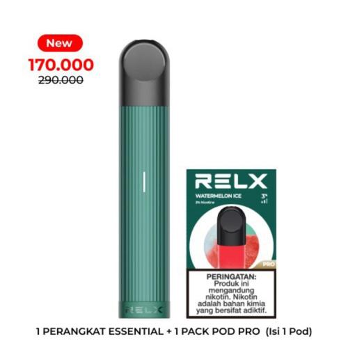 Jual RELX Bundling Essential Device + 1 Pack Pod - Gren - Kota Makassar ...