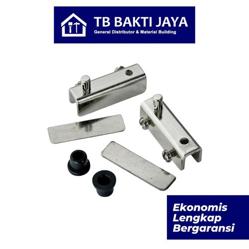 Jual Engsel Jepit Kaca ET86/ Engsel Pivot Jepit Kaca - Chrome - T86 ...