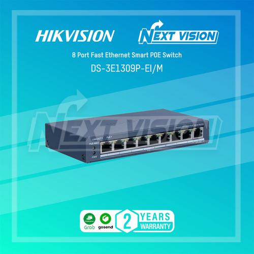 Jual DS-3E1309P-EI/M - HIKVISION SMART POE SWITCH 8 PORT POE 1 UPLINK - Jakarta Barat - Next ...