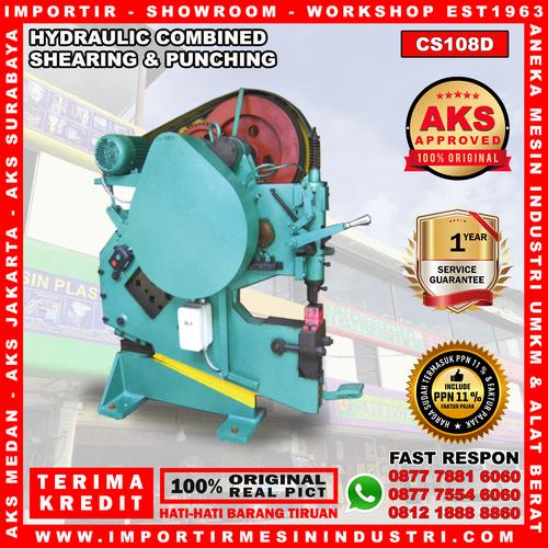 Jual Mesin Kombinasi Potong Plat Besi Punching Shearing 10 mm 2,2Kw ...