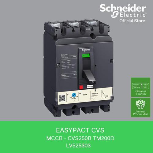 Jual Schneider Mccb-Cvs250B Tm250D 3P Lv525303 - Jakarta Pusat - Prima ...