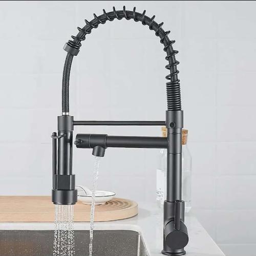 Jual Kran pantry hitam stainless / Keran pantry panas dingin / kran ...