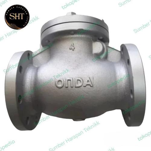 Jual Swing Check Valve Cast Iron JIS 10K 3"Inch DN80 ONDA ORIGINAL ...