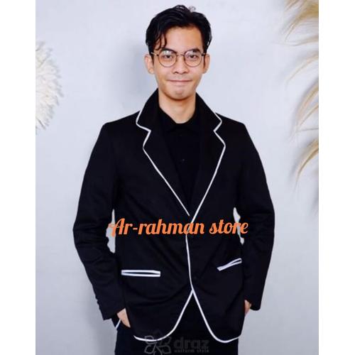 Jual Jas Almamater lis putih pul ( Jas kampus, Jas pesantren, Jas ...
