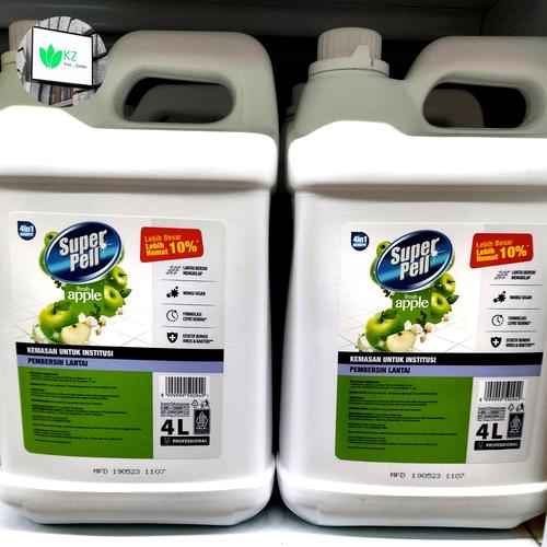 Jual Superpell Pembersih Lantai Fresh Apple 4000 mL/pcs - Jakarta Barat ...