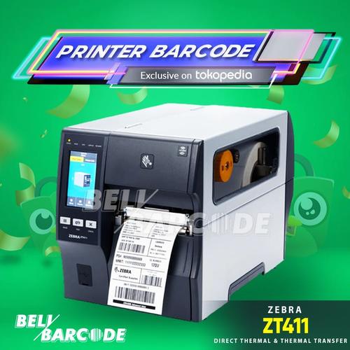 Jual Printer Zebra ZT411 Label Cetak Barcode Resi ZT-411 Touch Screen ...