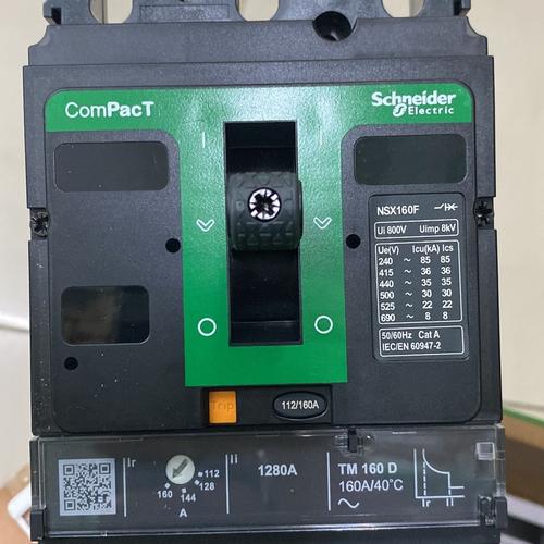 Jual MCCB NSX160F LV430630 3P 112-160A 36KA SCHNEIDER ORIGINAL ...
