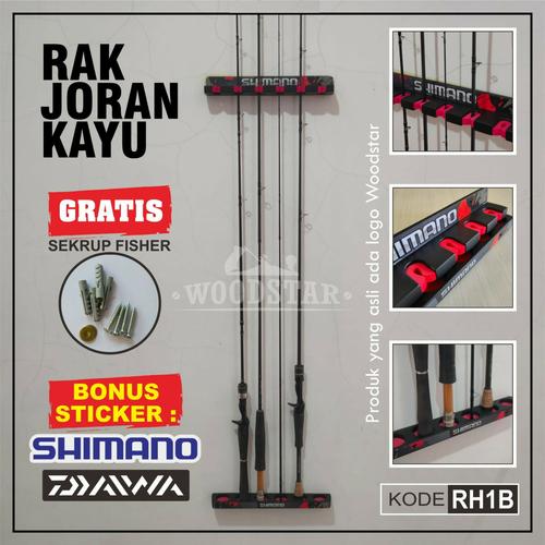 Jual Rak joran kayu Rod Holder atau rak untuk menempatkan Joran pancing ...