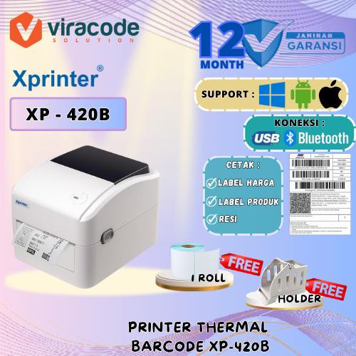 Jual PRINTER BARCODE THERMAL / LABEL XP-420B 110MM / A6 I BI-420 ...