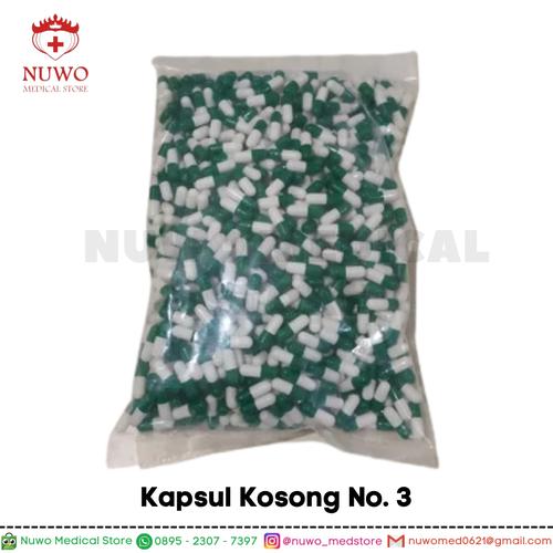 Jual Kapsul Kosong / Cangkang Kapsul Ukuran 3 isi 1000 Pcs - Kota ...