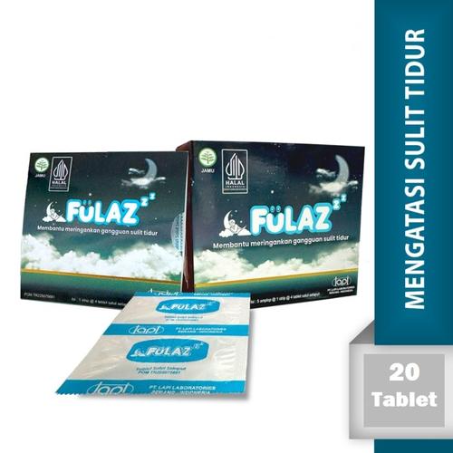Jual Fulaz 20 Tablet / Suplemen Mengatasi Gangguan Tidur / Obat Sulit ...