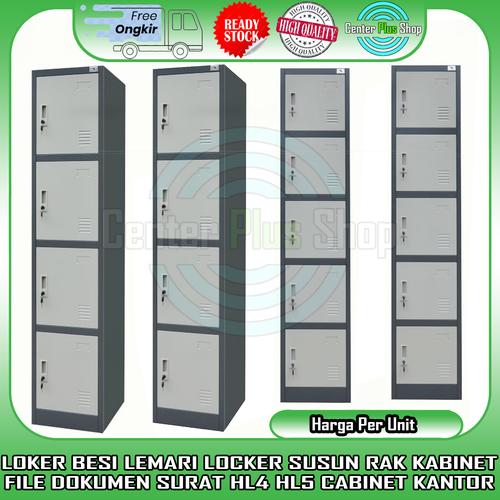 Jual [Kargo] Loker Besi 4 5 Pintu Kunci Locker Karyawan Arsip File ...