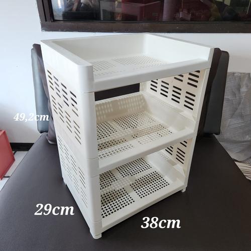 Jual Rak Susun Rak Plastik Susun Rak Serbaguna 3 susun. Dimensi 32cm x ...